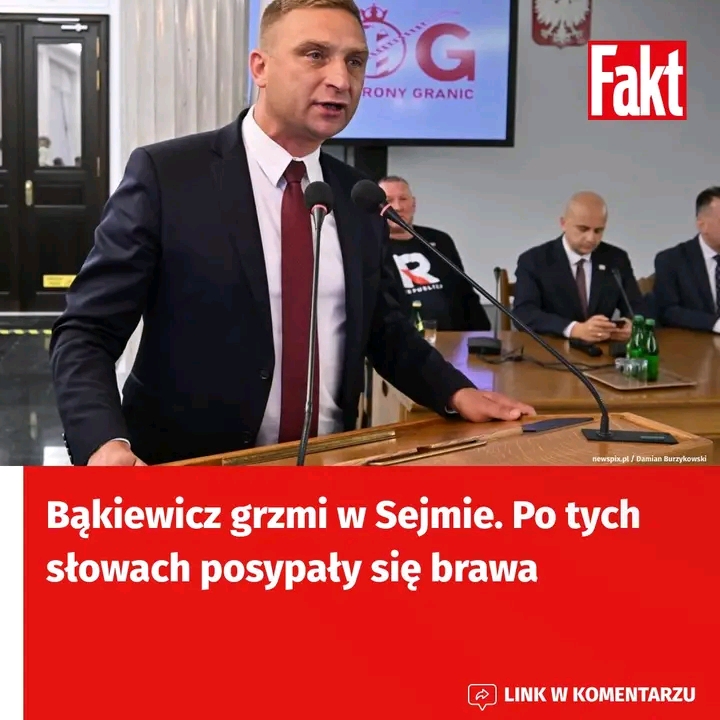 Robert Bąkiewicz w Sejmie złożył zapowiedź, która wywołała burzę oklasków. Jego słowa skierowane ...