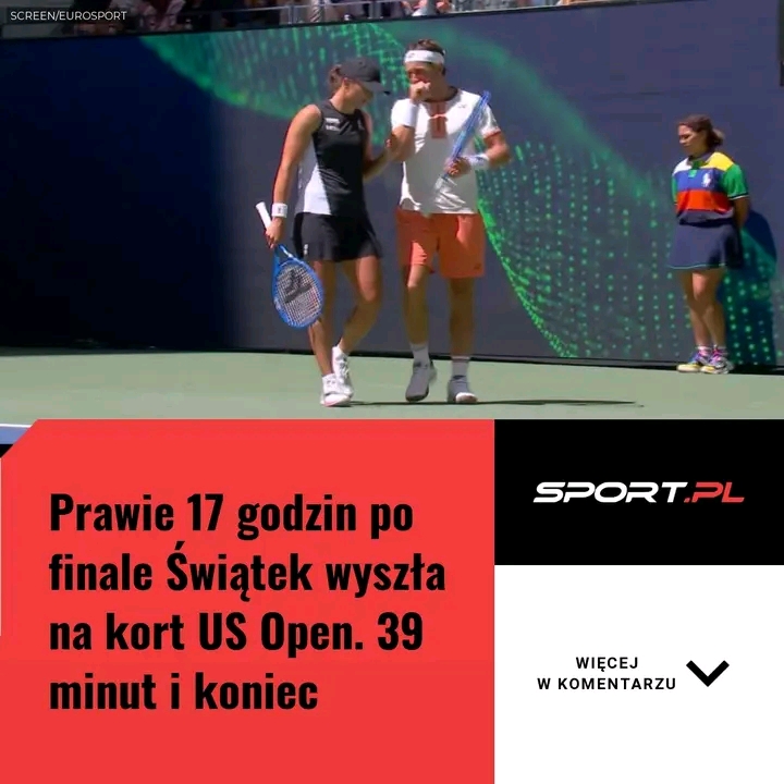 Iga Świątek i Casper Ruud na korcie w Nowym Jorku – emocje oraz mistrzowskie zacięcie za jedyne ...