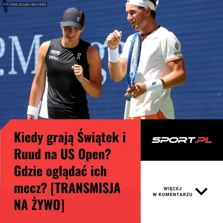 Fani tenisowych emocji mają powody do radości. Duet Iga Świątek i Casper Ruud zaskakuje w nowym ...