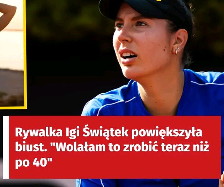 Twierdzi, że jest pierwszą aktywną tenisistką, która w trakcie kariery zdecydowała się na taki ...